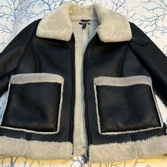 Aqua | Jackets & Coats | Aqua Faux Shearling Coat | Poshmark